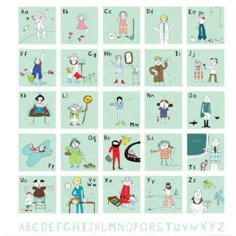 Isak ABC Poster – Huset | Your house for modern Scandinavian living